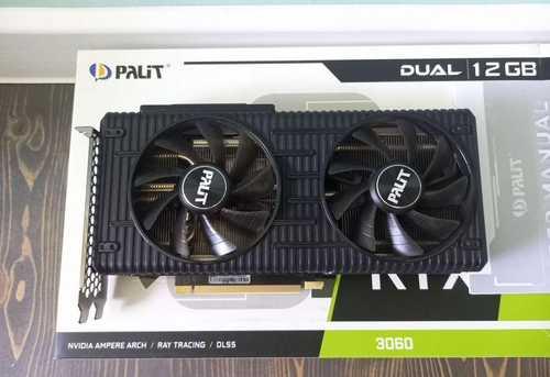 Видеокарта Palit nvidia geforce rtx 3060 dual