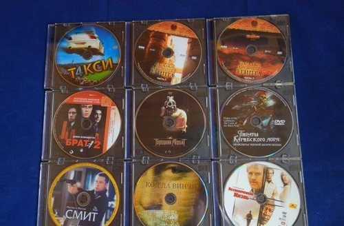 DVD диски с фильмами – 9шт (цена за все)