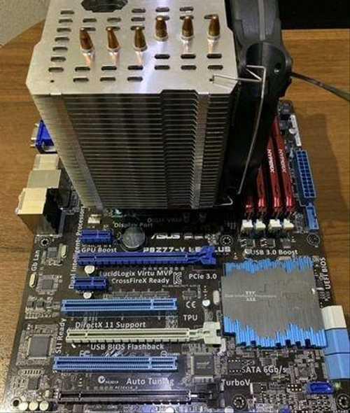 Intel i7 2600k, asus Z77, 16 Gb DDR3