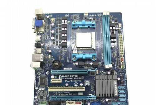 М/плата S-FM1 GA-A75M-D2H + Процессор A6-3500