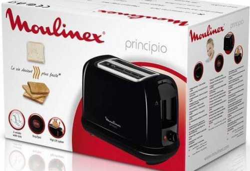 Тостер moulinex Principio Black TT110232 новый