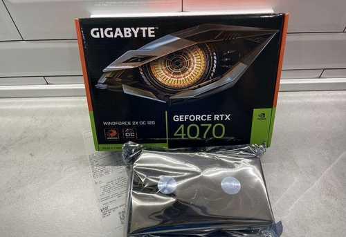 Новая Gigabyte RTX 4070 12Gb(Гарантия Ситилинк)