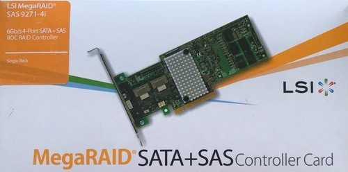 Контроллер LSI Mega raid SAS 9271-4i