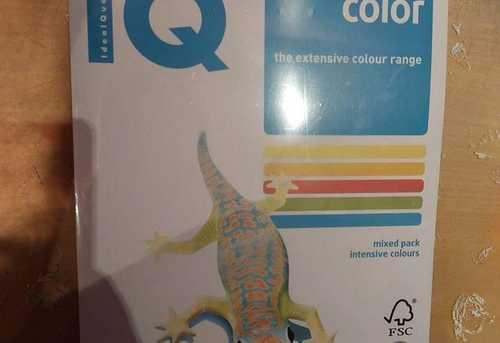 Бумага цветная офисная IQ Color 5 цветов