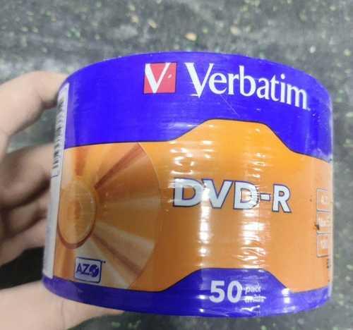 Диски DVD 50 шт verbatin