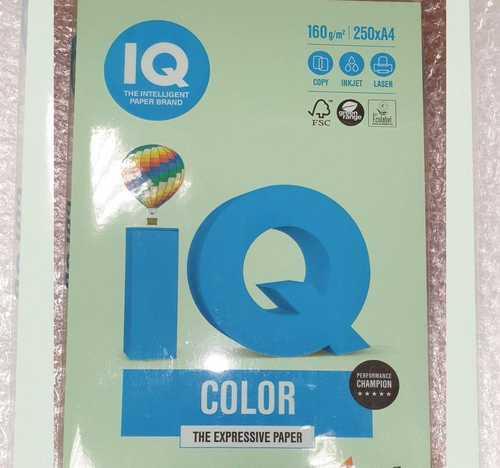 Цветная бумага IQ Color A4 160 g/m2