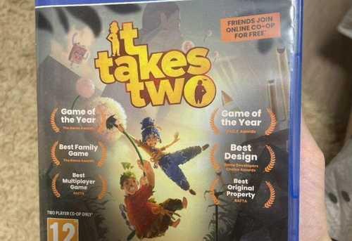 Диск на ps4 it takes two