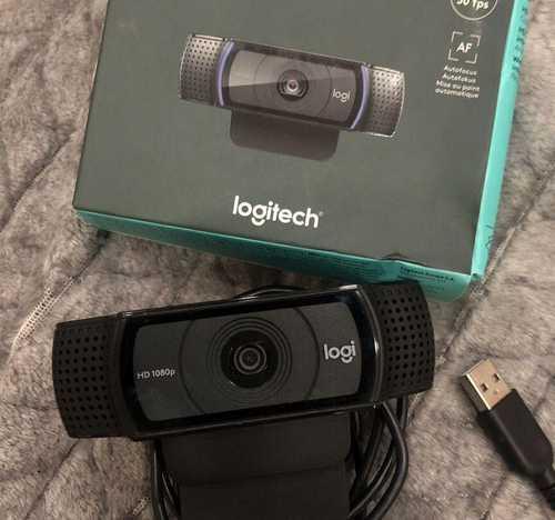 Веб камера logitech hd pro webcam c920