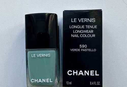 Chanel лак для ногтей 590 verde pastello