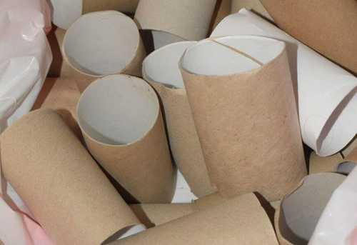 Втулки картонные от туалетной бумаги