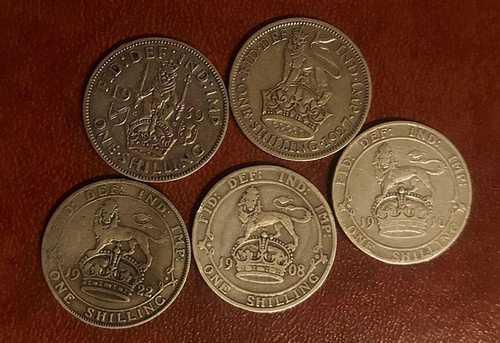 Монеты Англия серебро