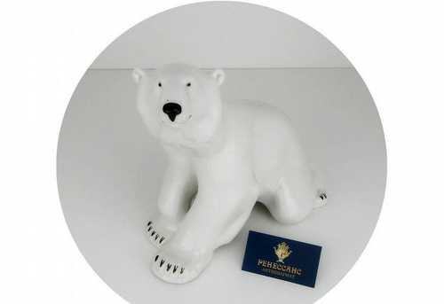 Статуэтка, фигура Белый медведь лфз Большой №11731