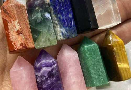 Набор натуральных камней, минералов самоцветов