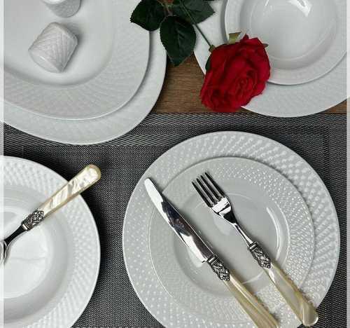 Сервиз в стиле Villeroy&boch Даймонд radiance whit