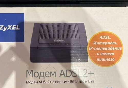 Модем adsl2+ zyxel p-600 series