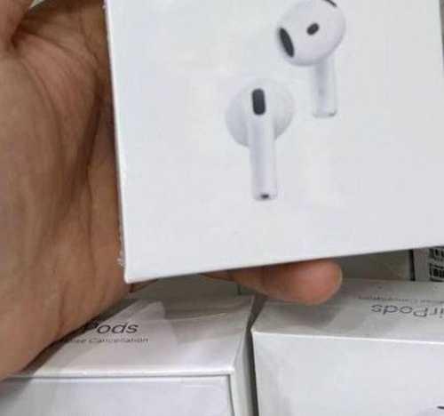 Наушники Airpods 4 с шумоподавлением