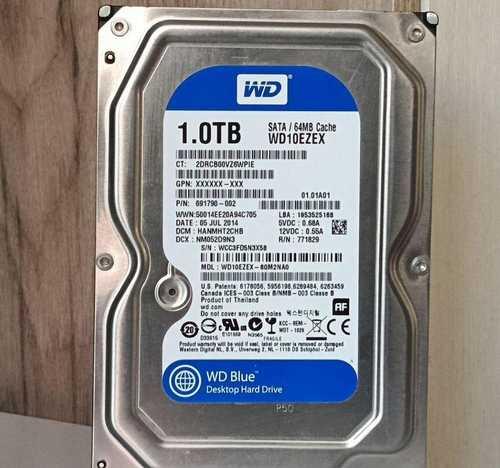 Жёсткий диск 1TB Western Digital