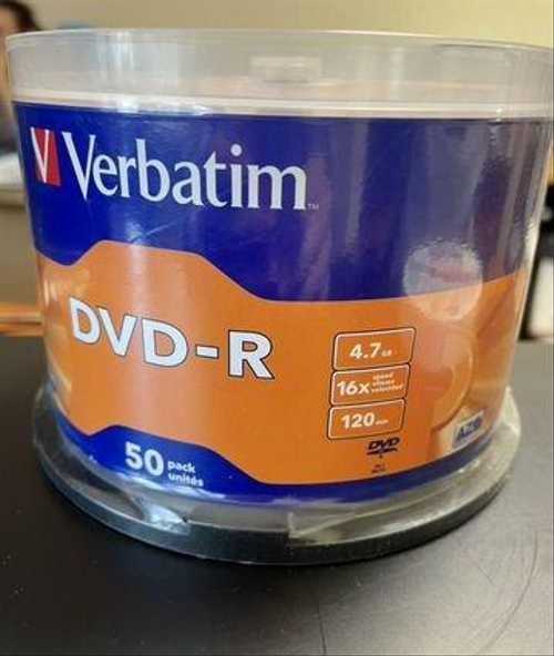 Упаковка дисков Dvd-r 50 шт