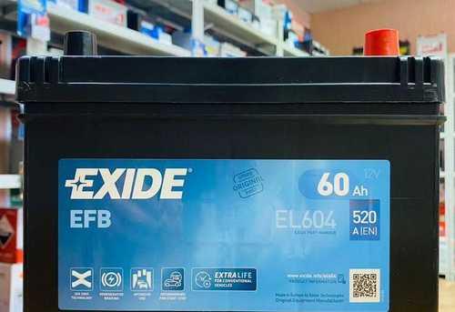 Аккумулятор Exide 60 Ач EFB на Mazda CX c i-stop