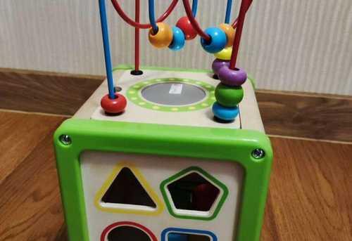Игровой куб Viga развивающая деревянная игрушка