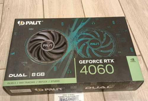 Rtx 4060 palit dual 8gb gddr6 видеокарта