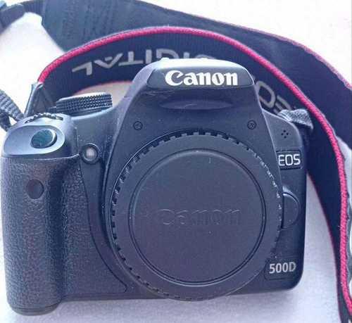 Зеркальный фотоаппарат Canon EOS 500D (тушка)