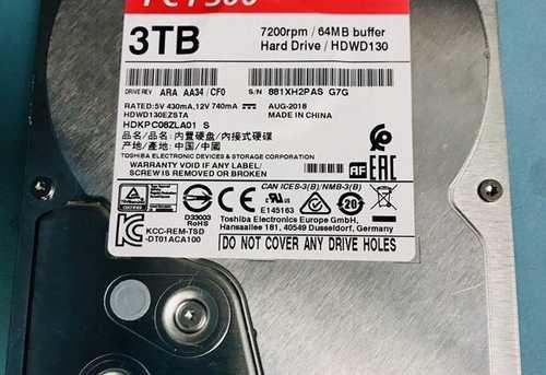 Жесткий диск Toshiba 3tb