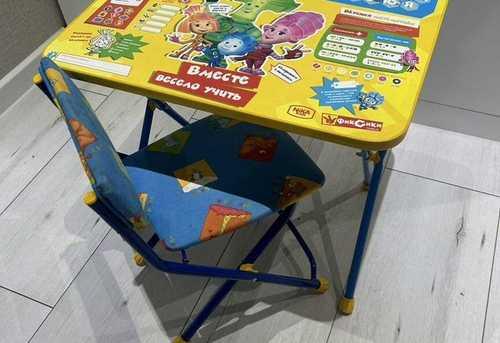 Детский складной стол и стул