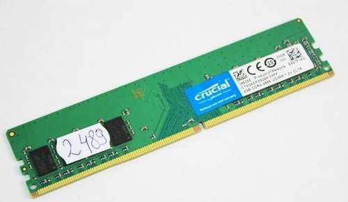 Оперативная память DDR4 4 GB 2666 MHz Crucial