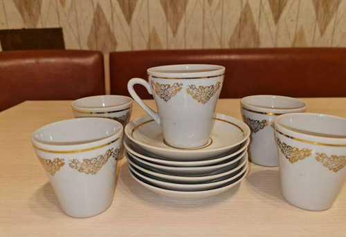 Чайный сервиз керамика, серии: Золотая линия СССР