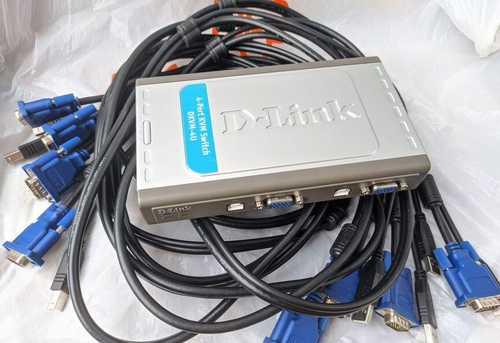 KVM переключатель D-Link dkvm-4U Один монитор на 4