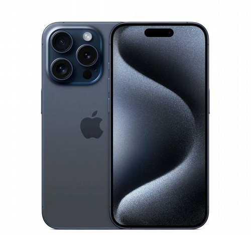 Смартфон Apple iPhone 15 Pro 128GB eSIM, Blue Titanium (Синий)