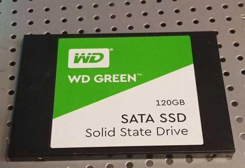 Жёсткий диск SSD WD green SATA SSD 120GB