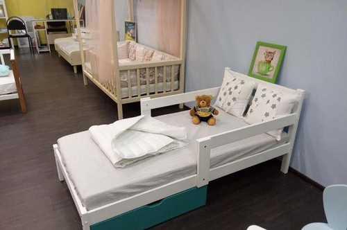 Детская кровать Софа-2 с бортиками