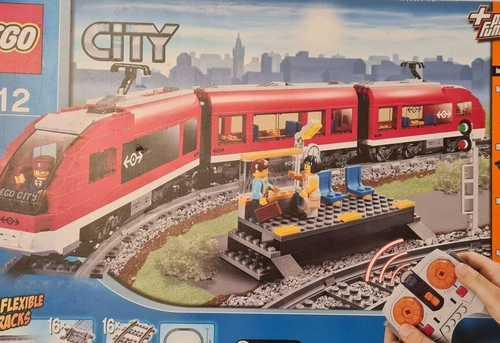 Lego 3879 city поезд пассажирский
