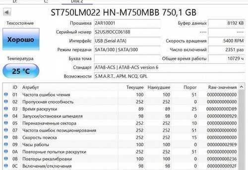 Жёсткие диски SATA 2.5 дюйма для ноутбуков hdd