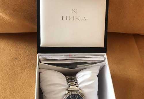Серебряные часы мужские “nika”