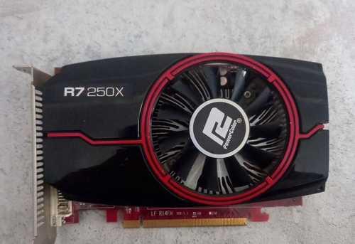 Видеокарта r7 250x 1gb