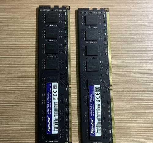 Оперативная память ddr3 8 gb plexhd 1866 mhz