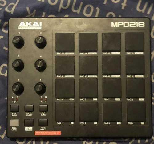 Akai mpd218 midi