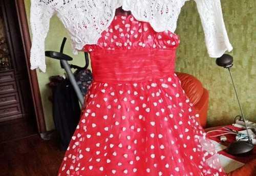 Эксклюзивное платье для девочки 98-104-110 роста