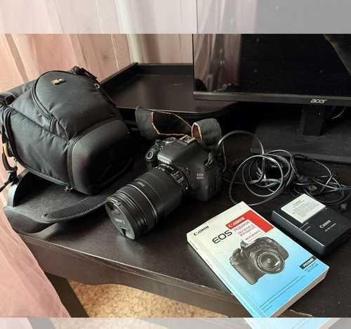 Зеркалка canon eos 600d kit объектив 18-135