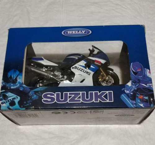 Модель Welly Suzuki GSX-R750 1:18 (новая)