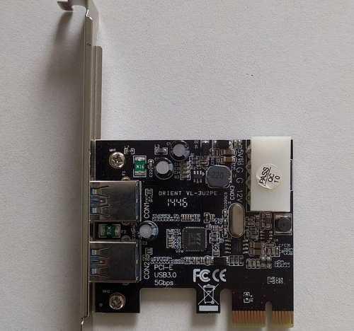 Pci-e USB3.0 5Gbps Orient VL-3U2PE