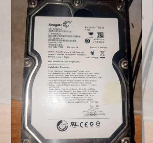 Hdd 1 tb seagate 3.5