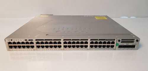 Коммутатор Cisco WS-C3850-48F-L б.у. POE+