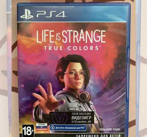 Life is strange true colors ps4 диск