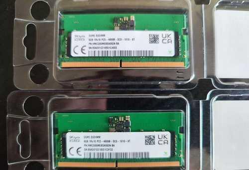 Оперативная память DDR5 16G(2x8G) 4800Mhz SK Hynix