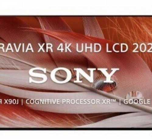 55" Телевизор Sony XR-55X90J 2021 LED, HDR, черный