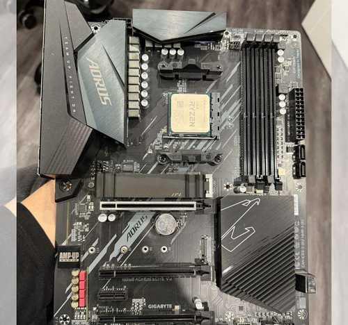 Материнская плата aorus elite v2 b550m am4